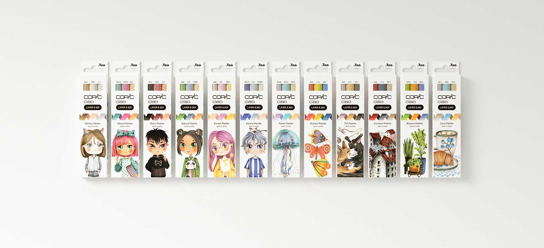 Copic Ciao LAYER & MIX, 3-pcs Sets | Copic Ciao | COPIC (english)
