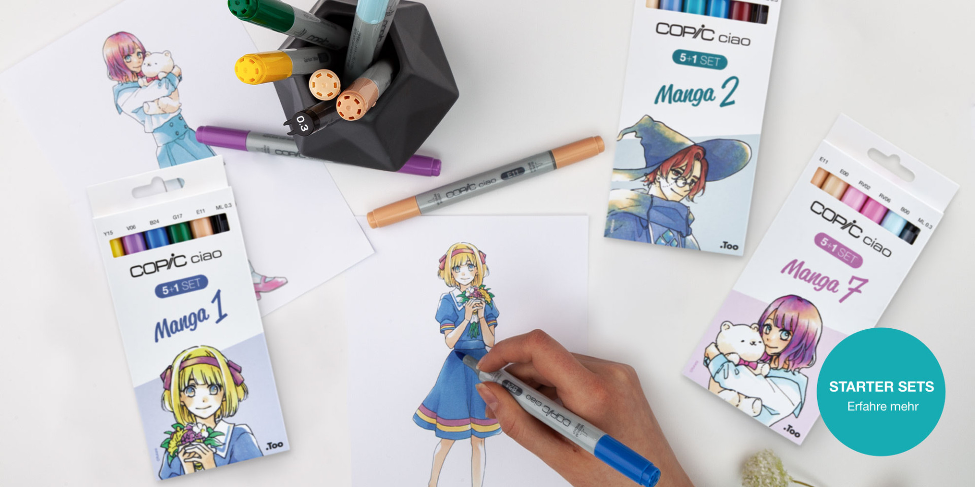 Copic Ciao 5+1 Sets | Copic Ciao | COPIC Onlineshop