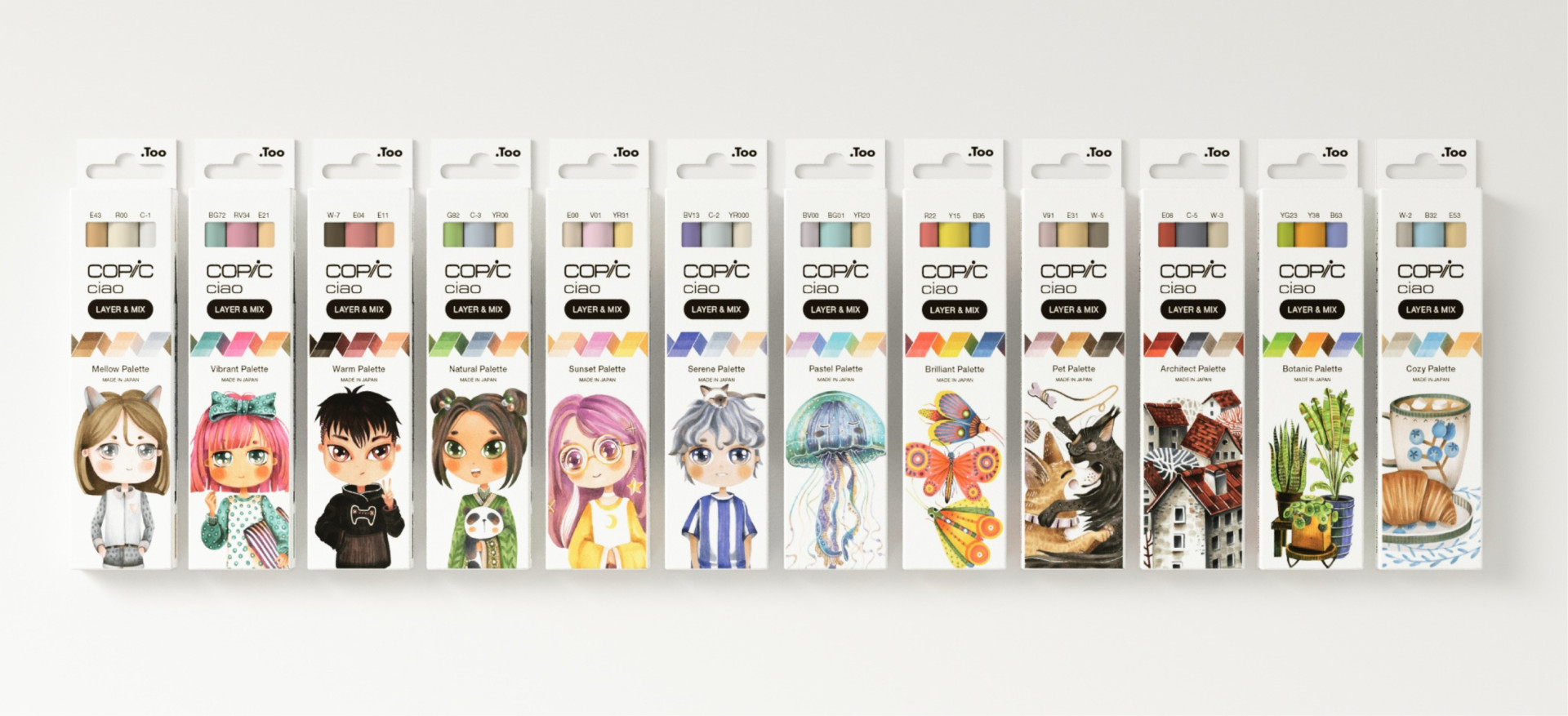 Copic Ciao LAYER & MIX, 3-pcs Sets | Copic Ciao | COPIC (english)